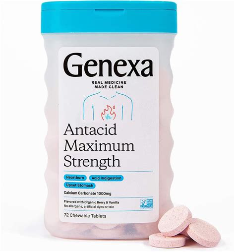 Genexa Antacid Just Ingredients