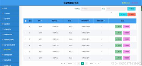 120java jsp ssm springboot校友林系统小程序树木领取跟踪跟踪树木捐款校友林交流（源码 文档 运行视频 讲解视频） 认领