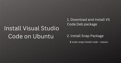 How To Install Visual Studio Code On Ubuntu ImagineLinux