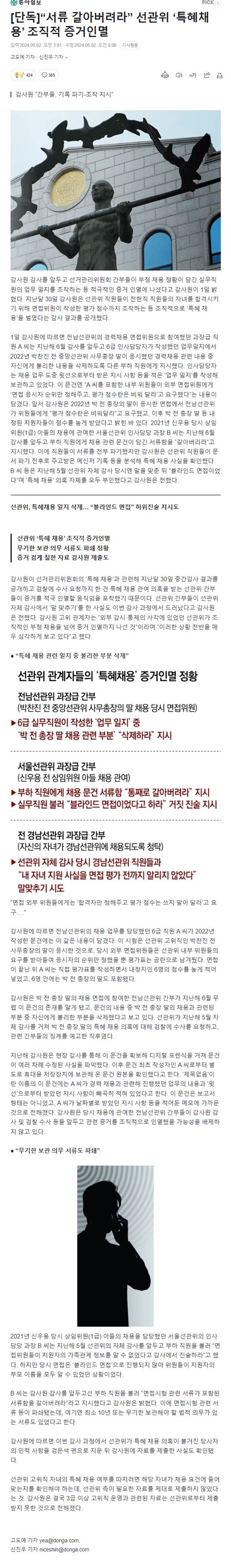 웹진 인벤 감사원 감사가 전혀 두렵지 않은 이유 오픈이슈갤러리