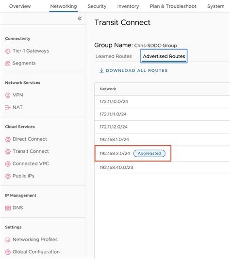 How To Leverage Nated T1 Gateway For Overlapping Networks Over A Transit Connect