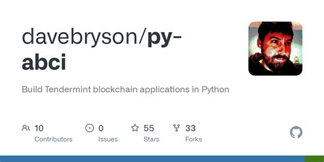 Github Davebrysonpy Abci Build Tendermint Blockchain Applications