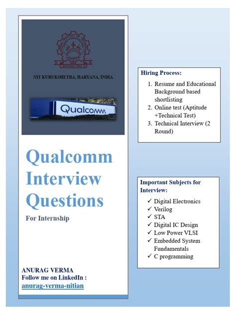 Qualcomm Interview Questions Pdf Computer Architecture Computer