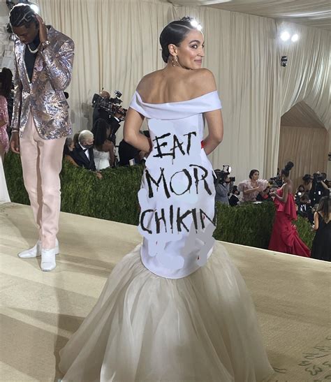 Aocs Tax The Rich Dress 2021 Met Gala Know Your Meme