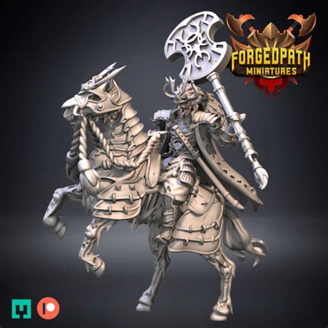 3d Printable Daimyo Vampire Lord Masaru Undead Vampire By Forged Path