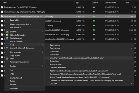 How To Extract Assemblies Contained Inside A Nuget Package Telerik