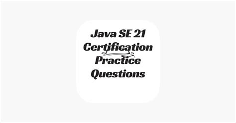 ‎java se 21 practice questions on the app store