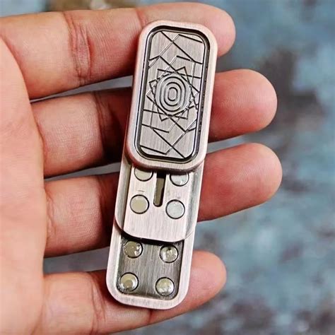 3 단계 강한 강도 마그네틱 푸시 슬라이더 금속 Edc 핸드 스피너 피젯 완구 자폐증 감각 완구 Adhd 불안 스트레스 해소 Aliexpress