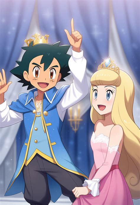 Req Ash Ketchum And Korrina Firemufasa417 By Siren Module On Deviantart