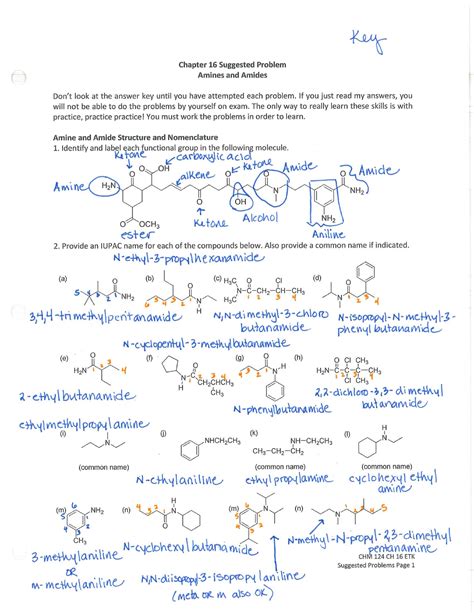 CH 16 Suggested Problems Key CHM 124 Studocu
