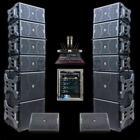 800 Watts High Powered Two Way Mini Line Array System Single 10 Inch Passive Sound Speakers 10