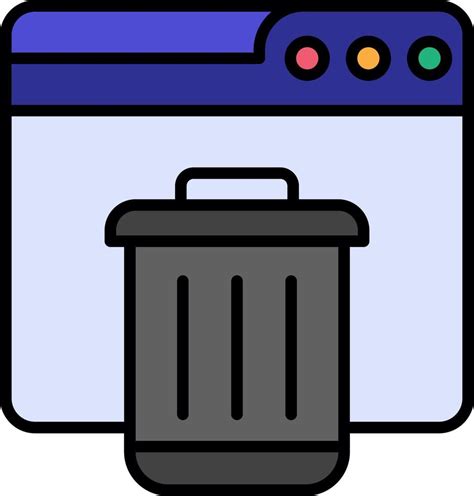 Web Trash Vector Icon 20443264 Vector Art At Vecteezy