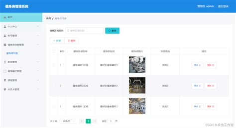 【计算机毕业设计】015健身房管理系统健身房管理系统的研究内容 Csdn博客