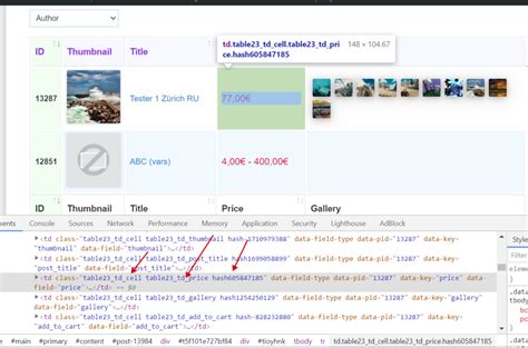 Is It Possible To Customize Css Only Of One Table Cell Woot