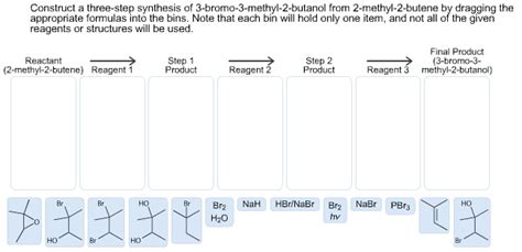 Construct A Three Step Synthesis Of