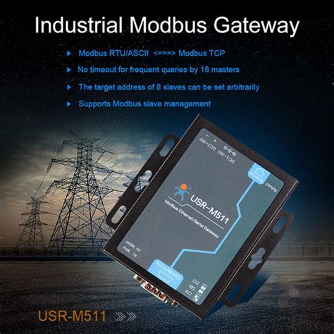 Getuscart Usr M511 Modbus Rtu To Modbus Tcp Converters Rs232 Rs485
