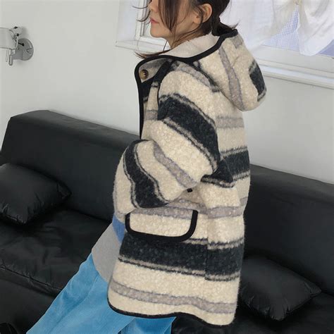 프롬비기닝 패턴 리버시블 덤블 후드 점퍼 3color 후리스 플리스 누빔점퍼 뽀글이후리스 후리스점퍼 겨울점퍼 리버시블점퍼 뽀글이점퍼 누빔야상 리버시블후리스