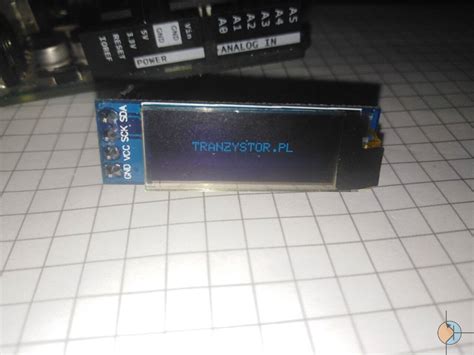 Arduino Obsługa Wyświetlacza Oled 128×32 Ssd1306 I2c Tranzystorpl