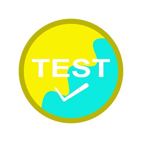Premium Vector Test Icon Vector Design Templates