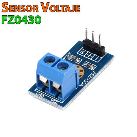 Sensor Voltaje Fz0430 25v Dc 5v Modulo Detector Tension Pcb