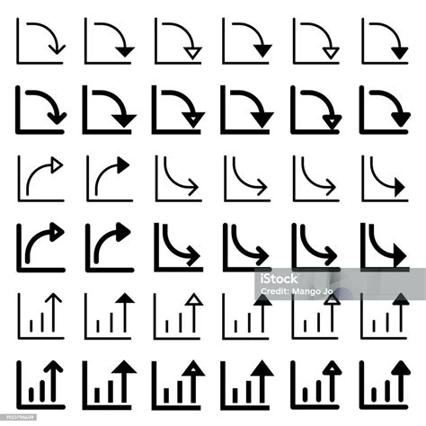 Arrow Icon Related To Chart And Graph Stock Illustration Download Image Now Arrow Symbol