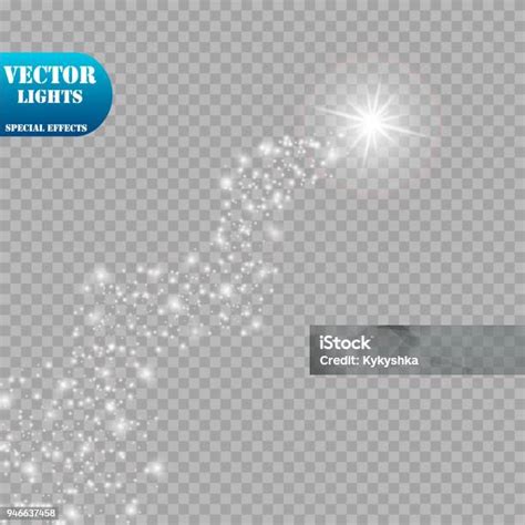 와 함께 밝은 혜성 떨어지는 별 노 빛 효과입니다 벡터 일러스트 레이 션 계절에 대한 스톡 벡터 아트 및 기타 이미지 계절 공휴일 꼬리 Istock