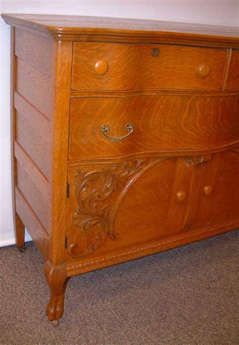 Quartersawn Oak Buffet Server Sold Salado Creek Antiques