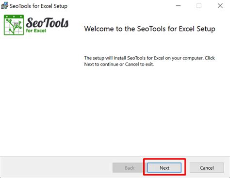 Installing Seotools For Excel