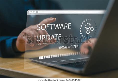 Man Working Installing Update Process Software Stock Photo Shutterstock