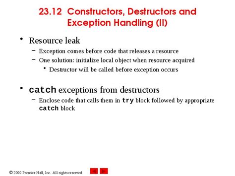 Chapter 23 Exception Handling