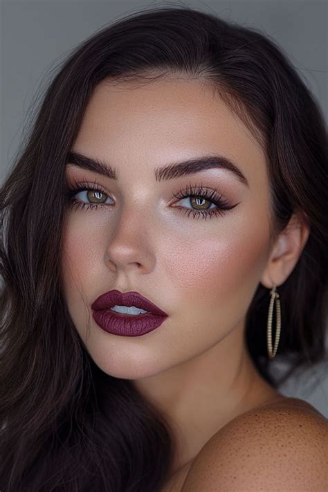 Burgundy Makeup Looks Sultry And Perfect For Date Night In 2025