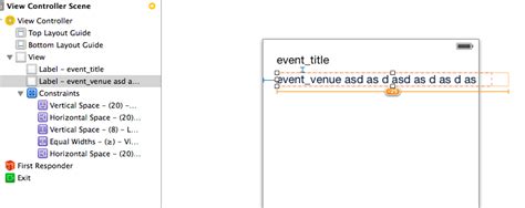 Ios Allow Uilabel To Grow Dynamically Using Auto Layout Stack Overflow