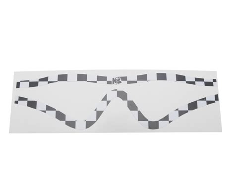 Km Paintball Mask Wraps Profit Lens White Checkers