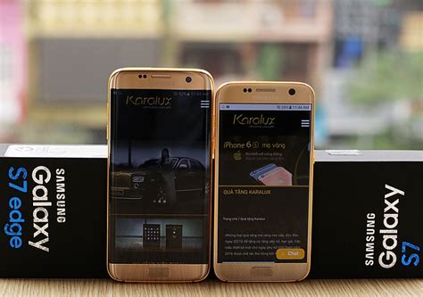 Karalux Releases 24k Gold Galaxy S7 And Galaxy S7 Edge Notebookcheck News