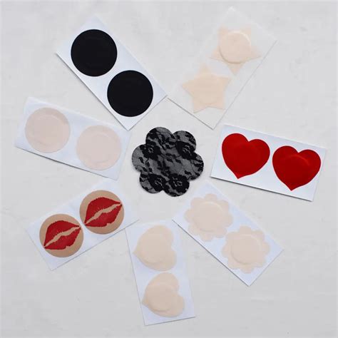 10 Pairs Nipple Covers Women Adhesive Breast Invisible Boob Stickers