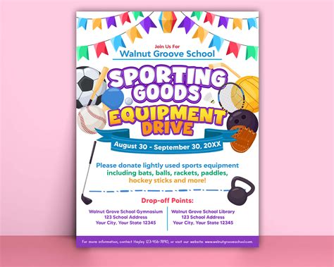 School Fundraiser Flyer