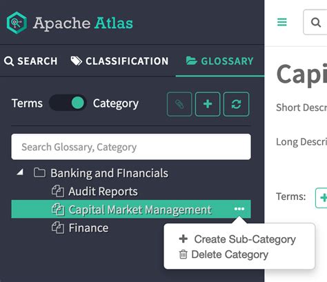Programming For Beginners Apache Atlas Glossary Category And Terms