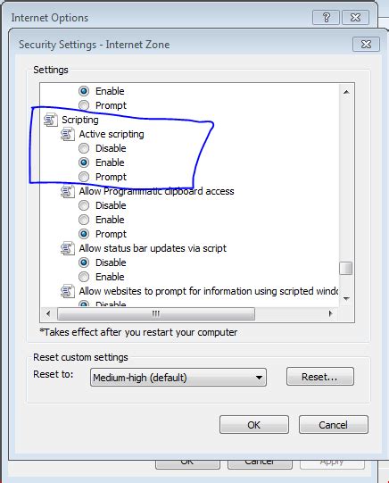Enable Disable Javasript Di Internet Explorer 11 Semoga Bermanfaat