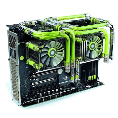 A Motherboard With Dual Gpu Setup In Sli Or Crossfire Configuration
