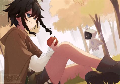 Fanart Genshin Impact Nameless Bard And Venti By Itoriofransuaza On Deviantart