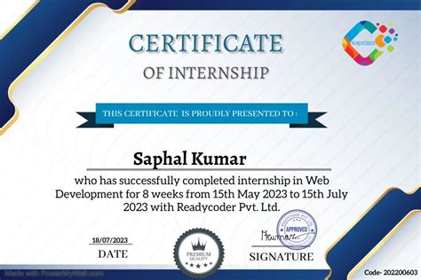 Saphal Kumar On Linkedin Internships2023 Webdevelopment Gratitude