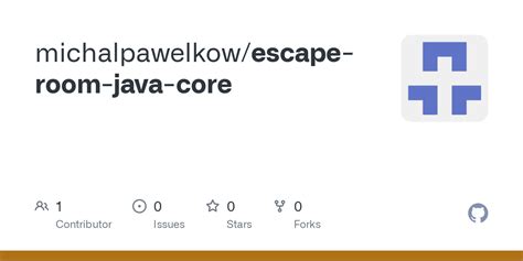Github Michalpawelkowescape Room Java Core