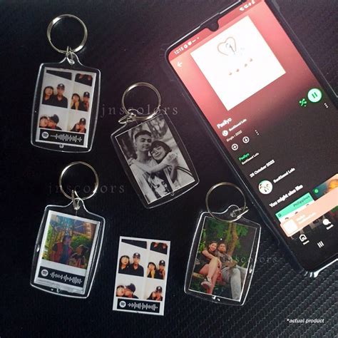 Scannable Customized Spotify Board Keychain Board Instax Inspired Photo Print Shopee Malaysia