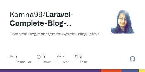 Github Kamna99laravel Complete Blog Management System Complete Blog