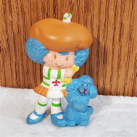 Toys Vintage Strawberry Shortcake Miniature Pvc Figure Crepes Suzette