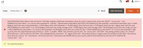 Sql Error On 244 Prerelease When Saving A Product With New Source And