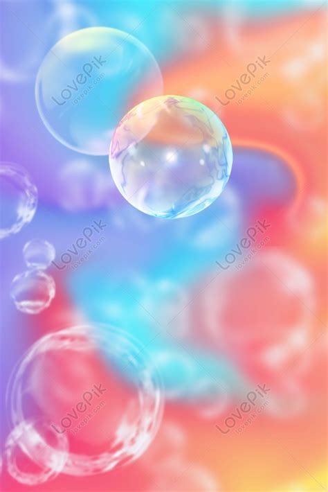 판타지 로맨틱 거품 배경 일러스트 레이션 이미지 Hd 꿈 로맨스 거품 배경 사진 무료 다운로드 Lovepik