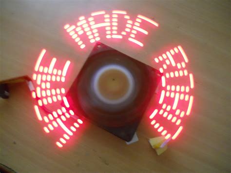 Pov Display Using Arduino Diy Propeller Rotating Led My Xxx Hot Girl