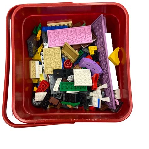 Lego Random Unsorted Pieces In Container 1kg Approx S