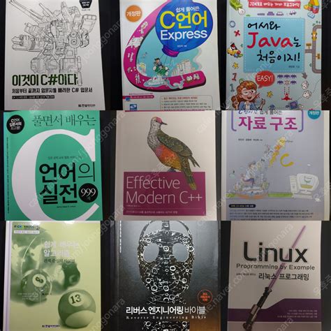 It 컴퓨터 프로그래밍 개발 도서 팝니다 학습교육 중고나라